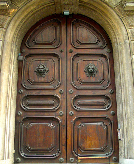 San Lorenzo Inspirational Door - Custom Wood Doors