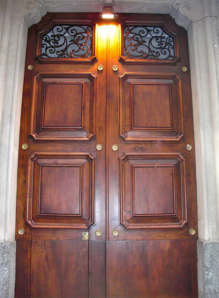 San Lorenzo Inspirational Door - Custom Wood Doors