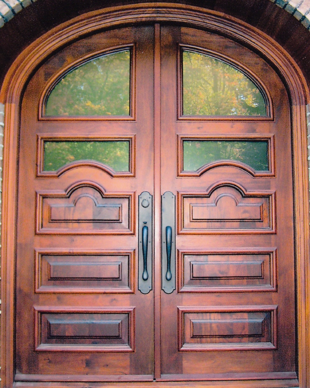 Granada M914 Glass Door - Custom Wood Doors