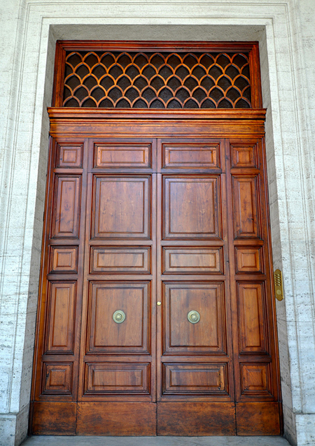 San Lorenzo Inspirational Door - Custom Wood Doors
