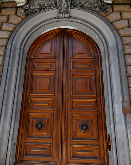 San Lorenzo Inspirational Door - Custom Wood Doors