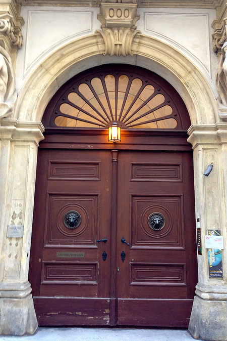 San Lorenzo Inspirational Door - Custom Wood Doors